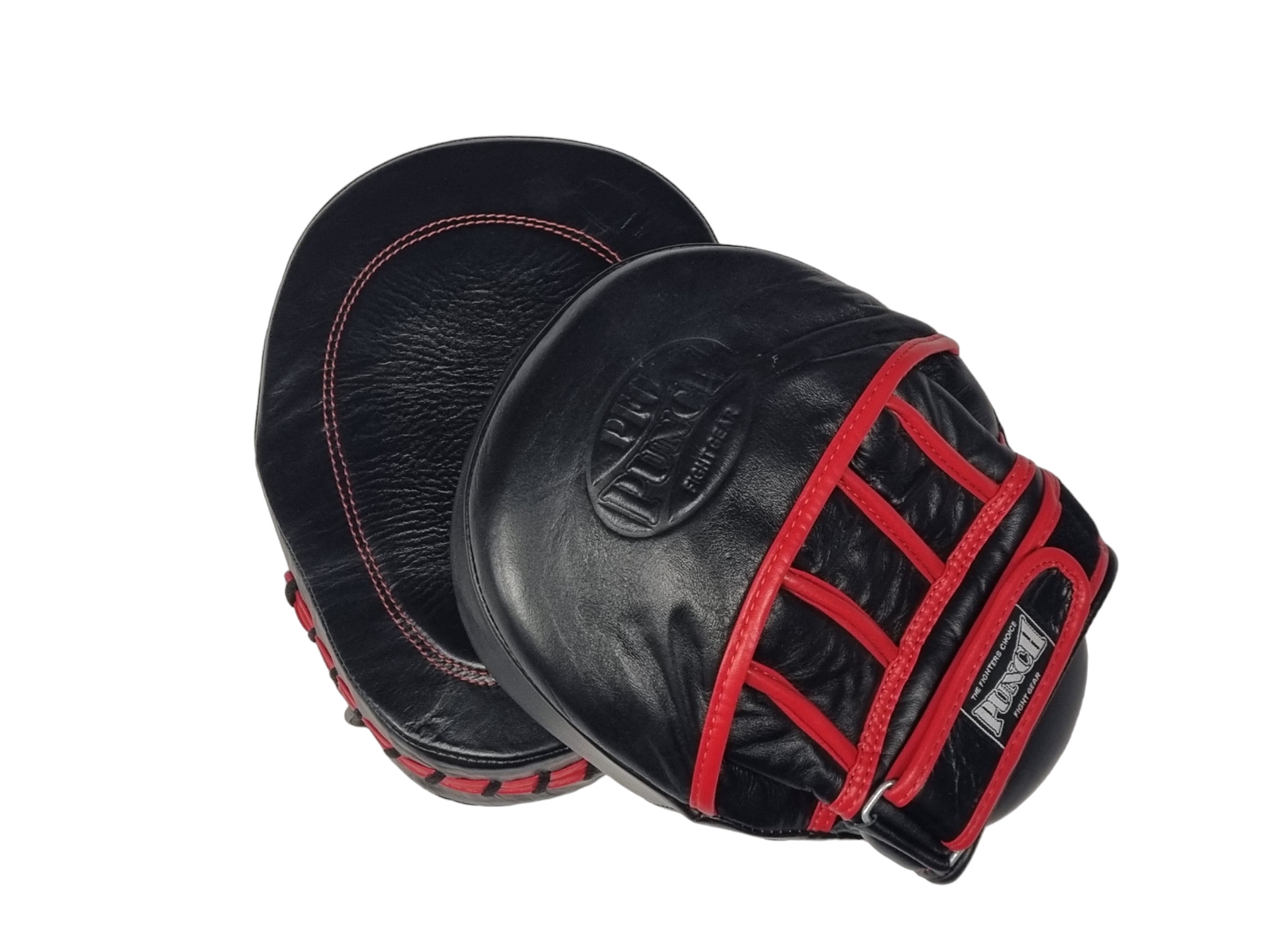 CBR /FP 553 Genuine Leather Focus pad Black & Red – Punch Fight Gear
